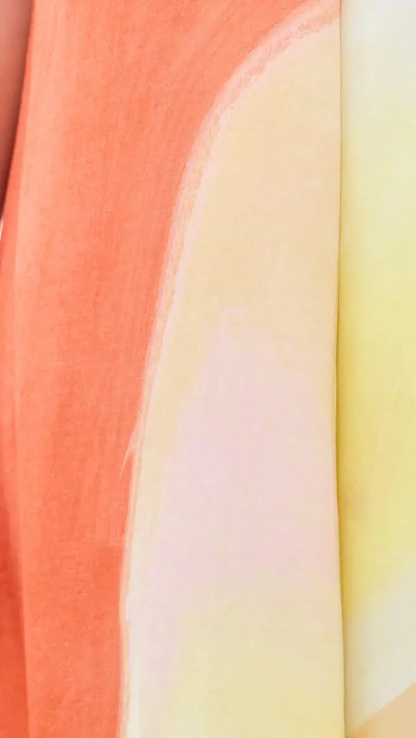 Significant Other Elvi Strapless Abstract Print Maxi Dress