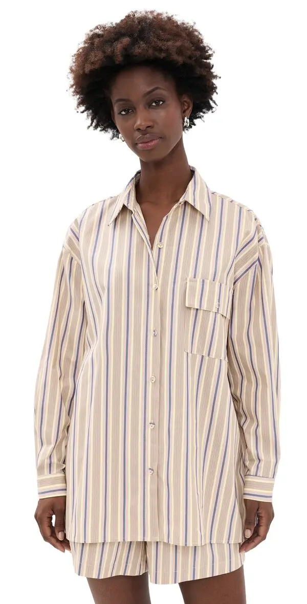 VRG GRL June Butter Shirt - Stripe