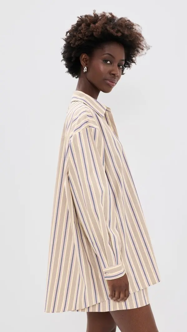 VRG GRL June Butter Striped Shirt