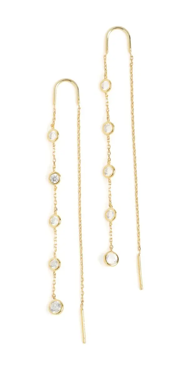 Shashi Whisper Ear Threader Iii - Gold