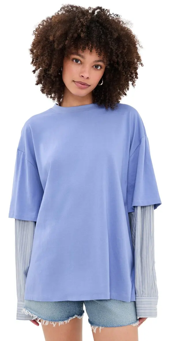 Lioness Bottega Layered Shirt - Persian Jewel