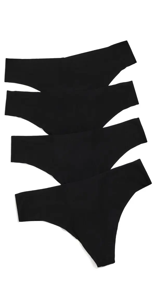 Commando Butter Mid-rise Thongs 3 Pack