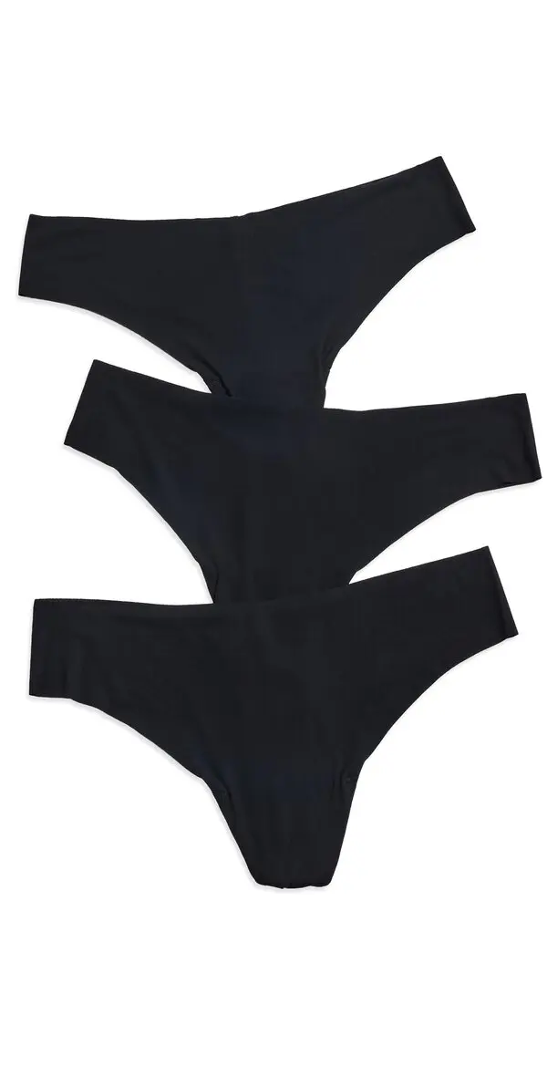 Commando Butter Mid-rise Thongs 3 Pack - Multi