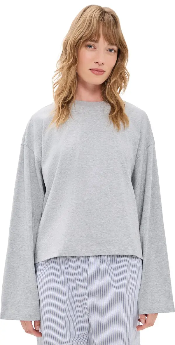 Lioness Bloom Long Sleeve Tee - Grey