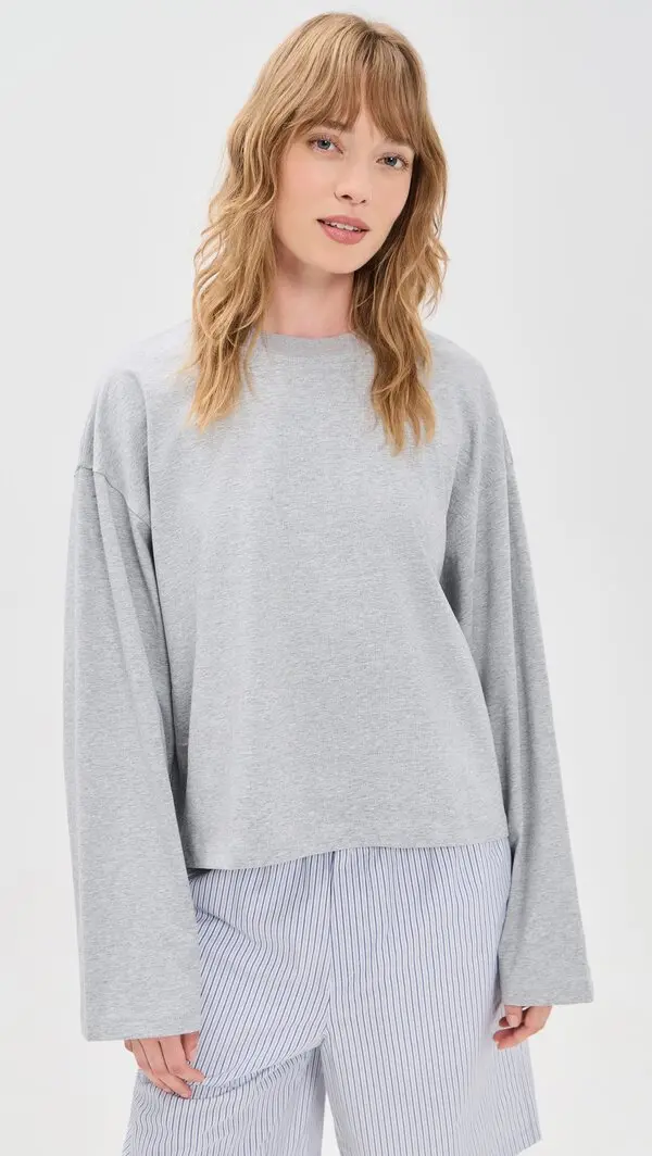 Lioness Bloom Long Sleeve Tee - Grey