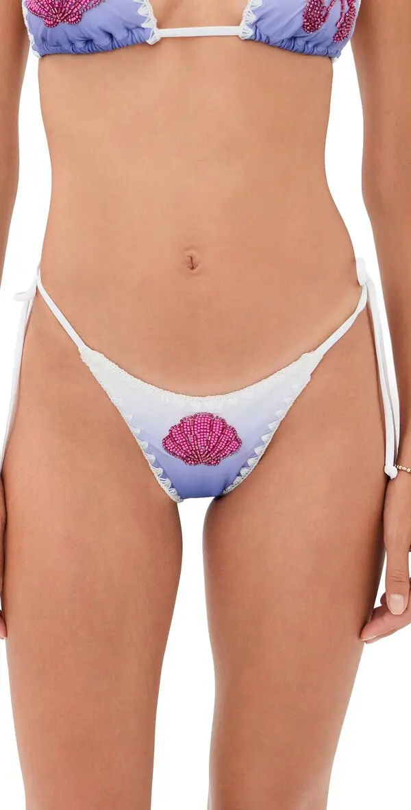 L*Space Lennox Classic Bikini Bottoms - Into The Blue
