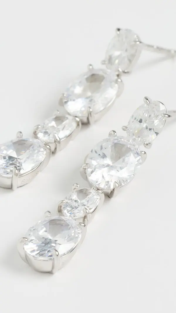 Shashi Bessett Oval Drop Earrings