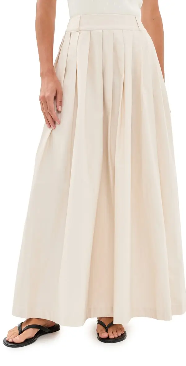 VRG GRL Delphi Maxi Skirt - Cream