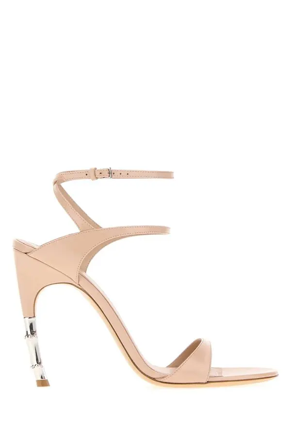 Gucci Nappa Leather Mules - Pink