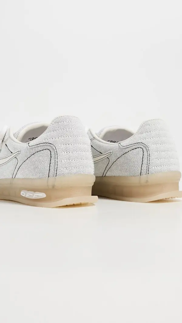 Off-White Denim Lace-up Sneakers