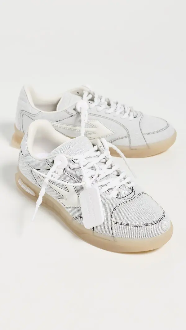 Off-White Denim Lace-up Sneakers