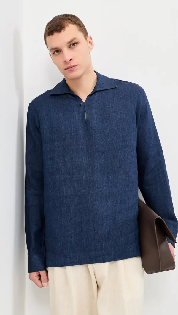 Orlebar Brown Vincent Linen Shirt