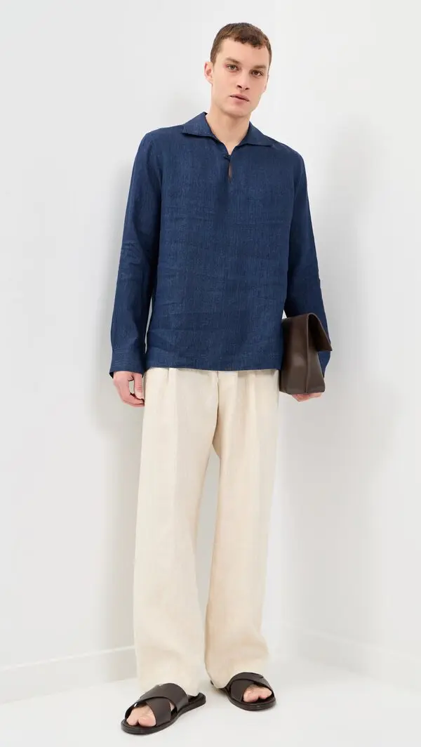 Orlebar Brown Vincent Linen Shirt