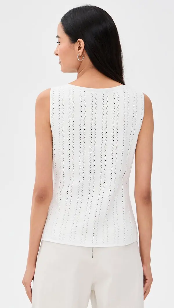 Theory Texture Boat Neck Top