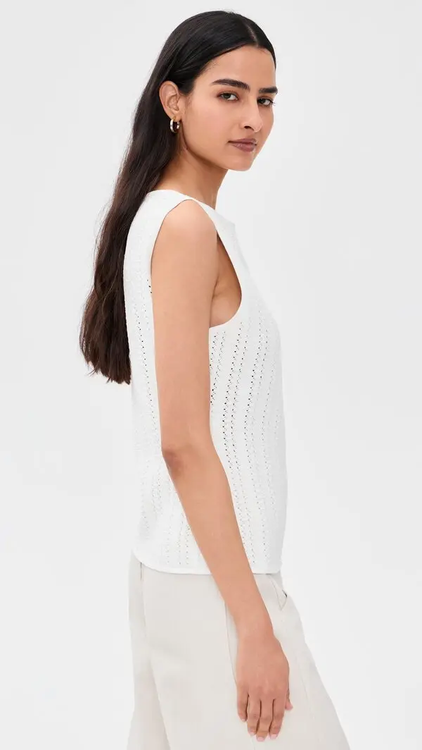 Theory Texture Boat Neck Top