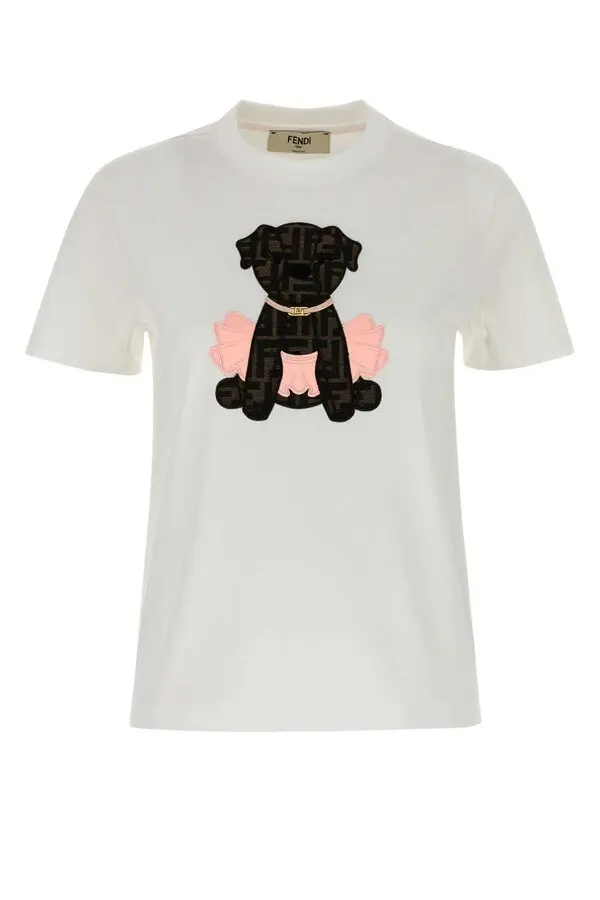 Fendi Cotton T-shirt - White