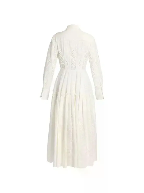 Erdem Embroidered Shirt Dress