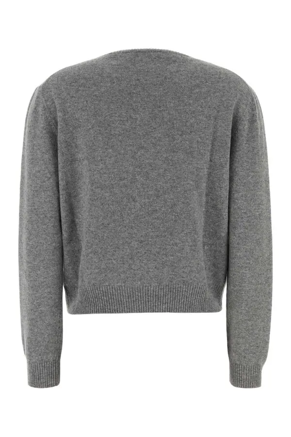 Prada Grey Wool Blend Sweater