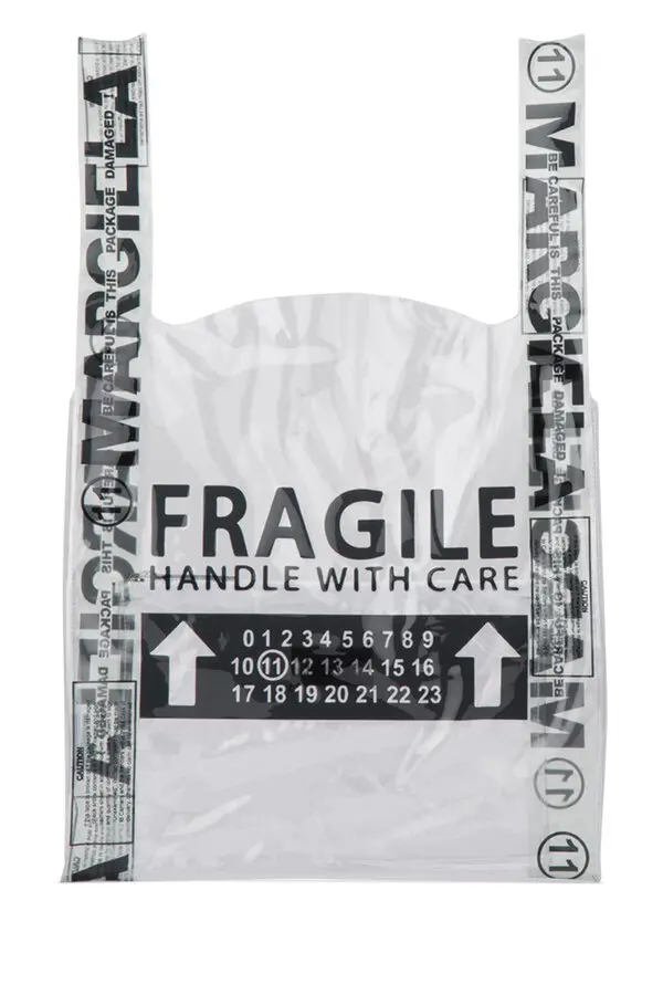 MAISON MARGIELA Transparent "fragile" Shopper Bag - Multicolor