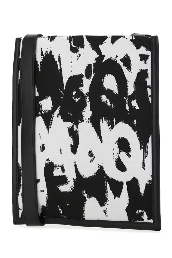 Alexander McQueen Printed Nylon Crossbody Bag