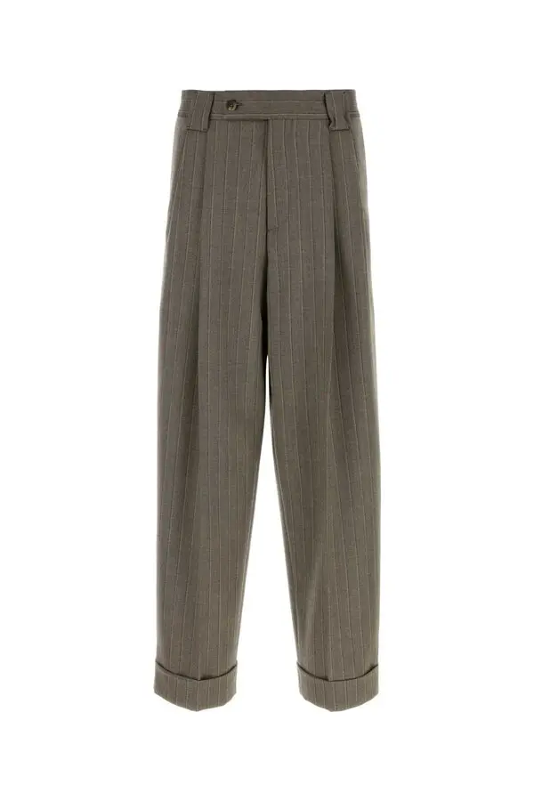 Versace Embroidered Twill Wide-leg Pant - Multicolor