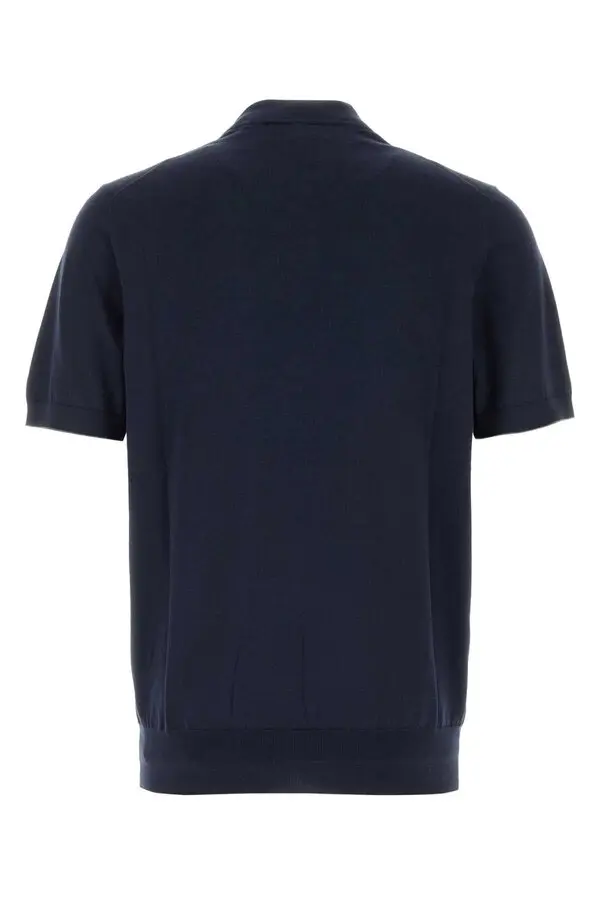 Brunello Cucinelli Navy Knit T-shirt