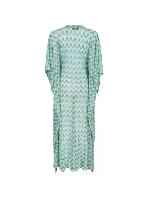 Missoni Zigzag-knit V-neck Dress