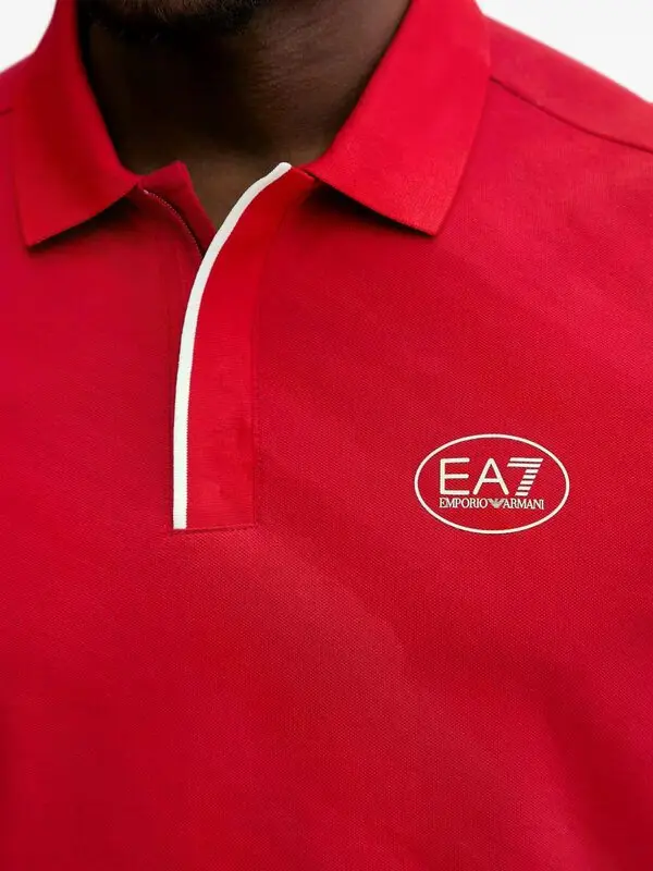 EA7 Logo-patch Polo Shirt