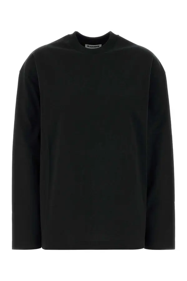 JIL SANDER Cotton T-shirt - Black