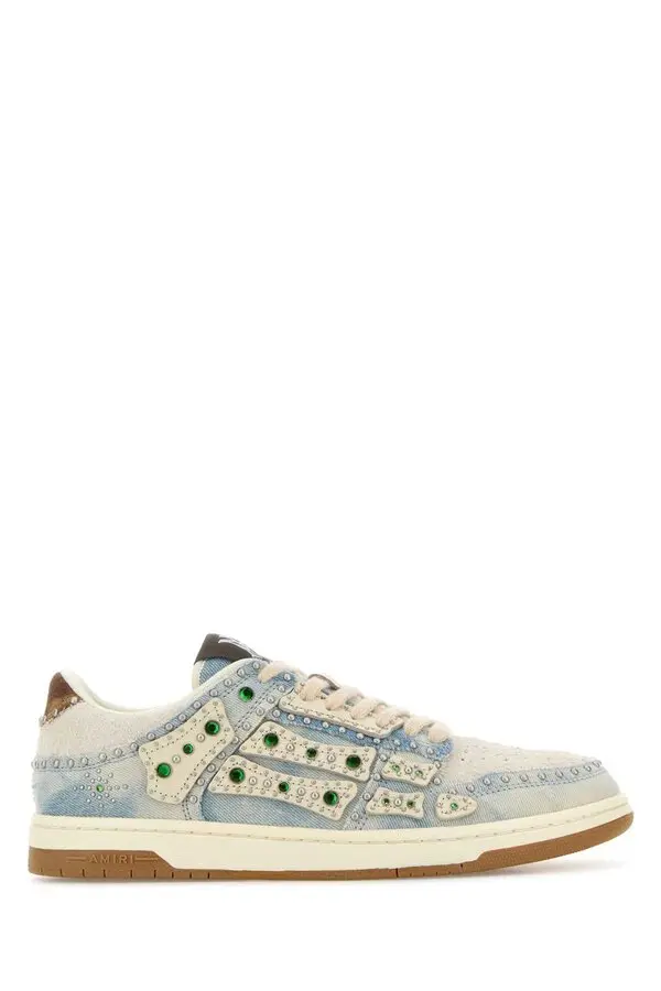 Amiri Studded Skeletal Low Top Sneakers