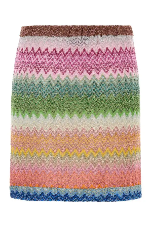 Missoni Embroidered Viscose Blend Mini Skirt