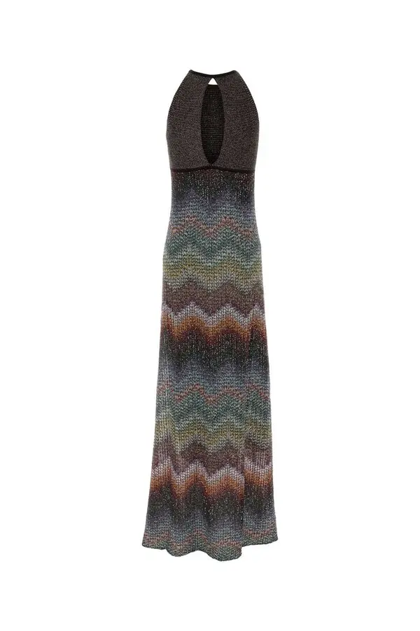 Missoni Embroidered Viscose Blend Long Dress