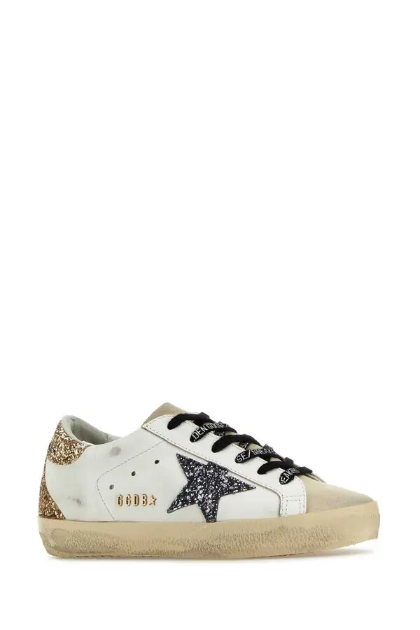 GOLDEN GOOSE Leather Superstar Sneakers - Multicolor