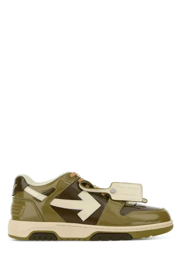 Off-White Out Of Office Two-tone Leather Sneakers - Multicolor