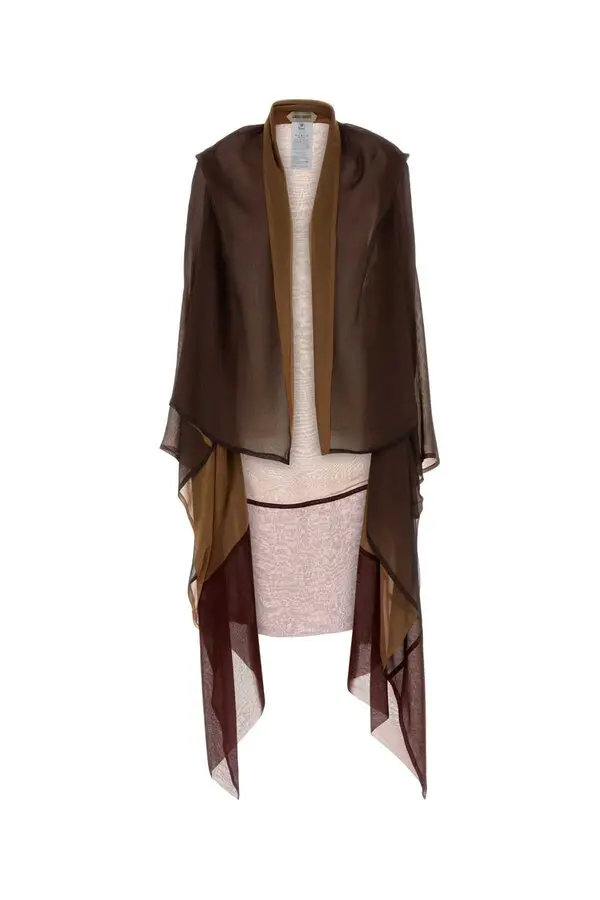 Alberta Ferretti Chiffon Cardigan - Multicolor