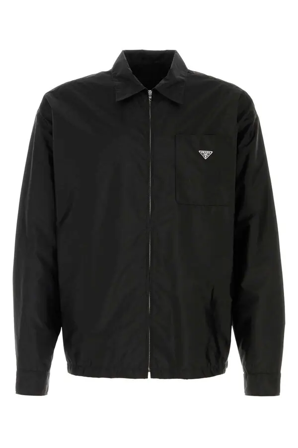 Prada Re-nylon Shirt - Black