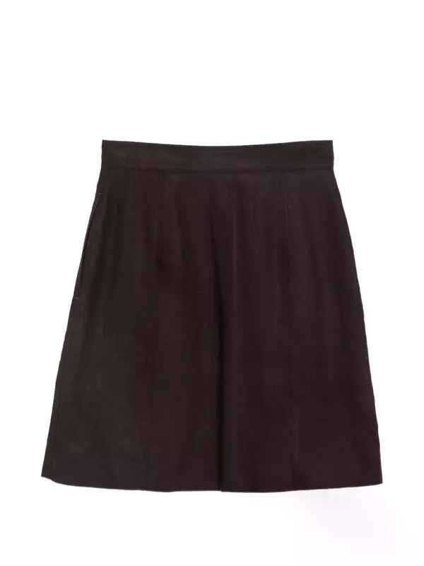 Paul Smith A-line Mini Skirt - Brown