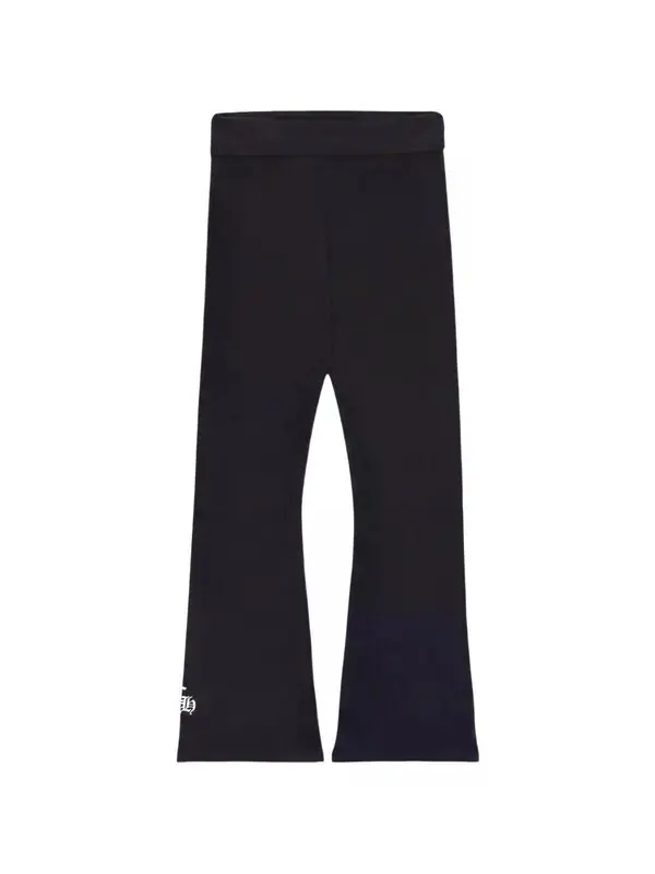 Chrome Hearts Scroll Logo Yoga Pants - Black