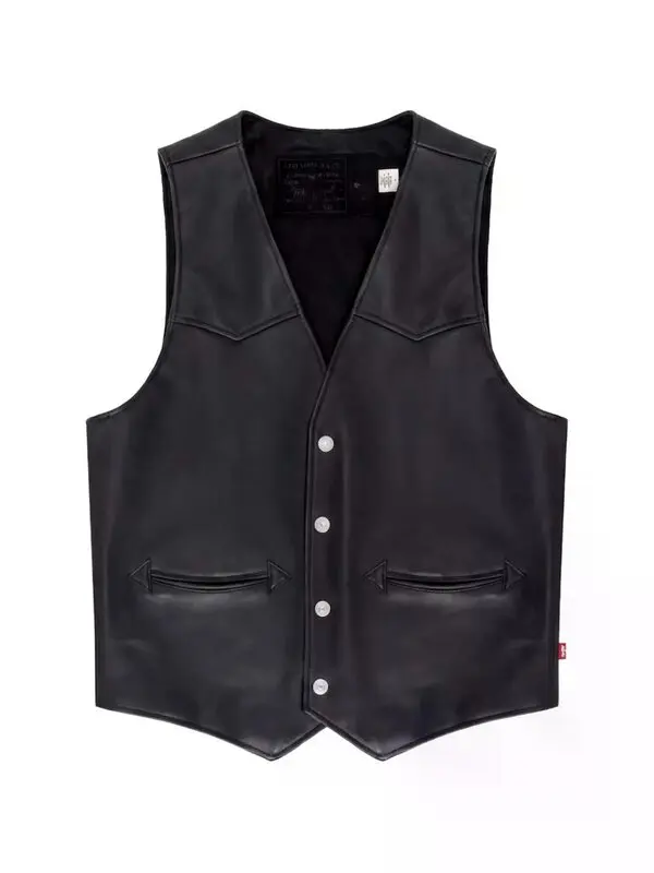 DENIM TEARS Tracy's King Tut Leather Waistcoat