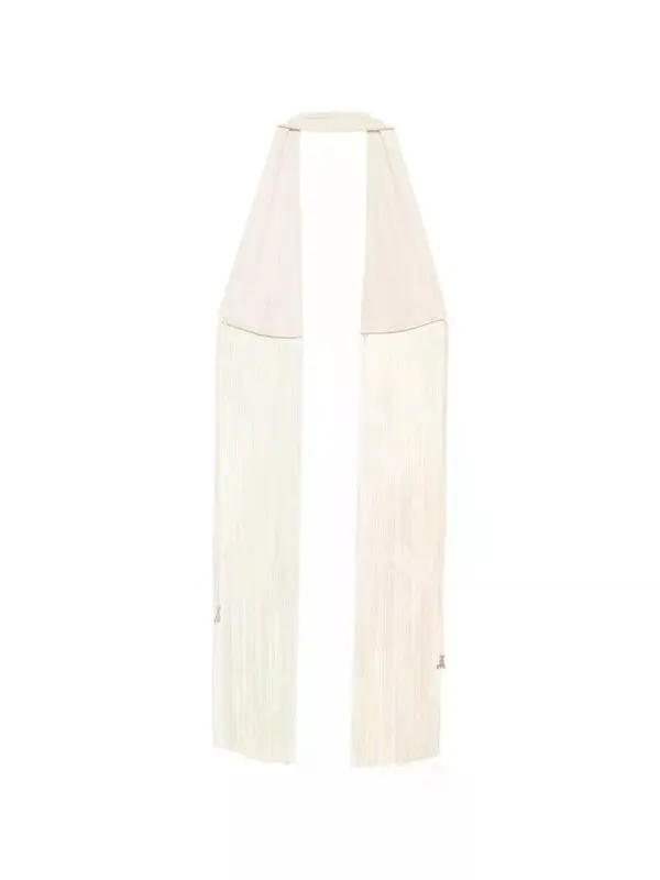 Patrizia Pepe Fringed Halter-neck Top