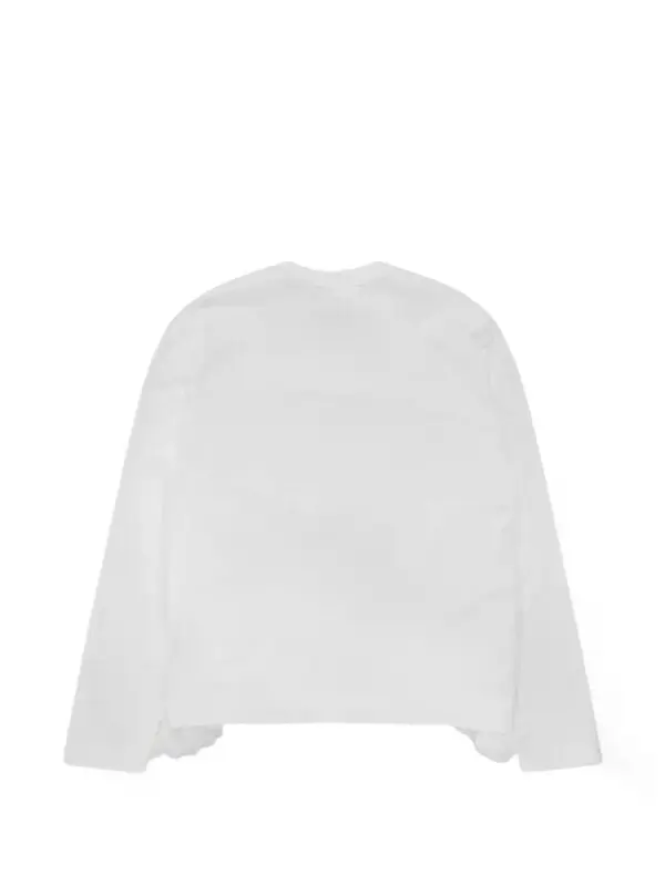 Noir Kei Ninomiya Ruffled Tulle-overlay T-shirt