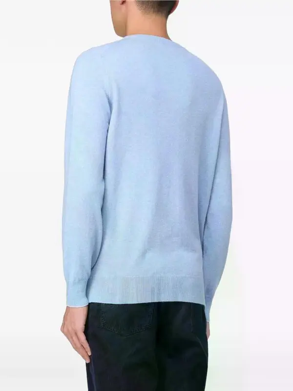 Brunello Cucinelli Cashmere Crew Neck Sweater - Blue