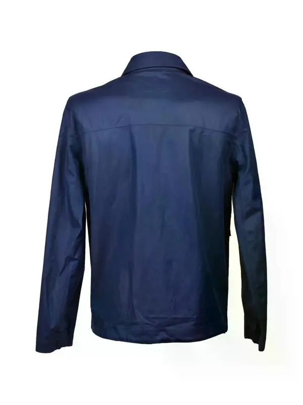 Brunello Cucinelli Button-down Raincoat - Blue