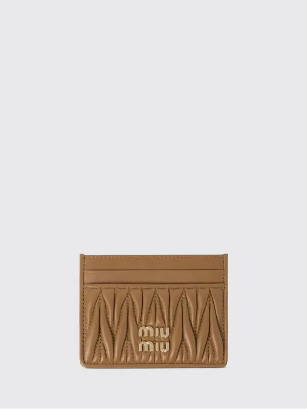 Miu Miu Wallet Camel