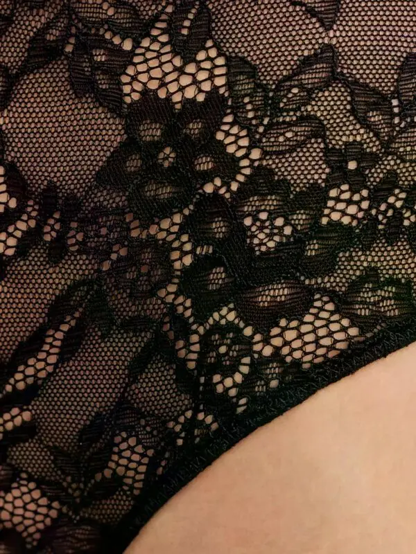 Guess Lace Overlay Bodysuit