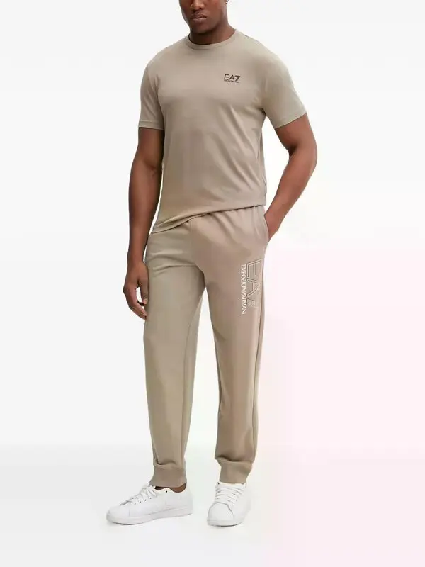 EA7 Logo-print Drawstring Track Pants