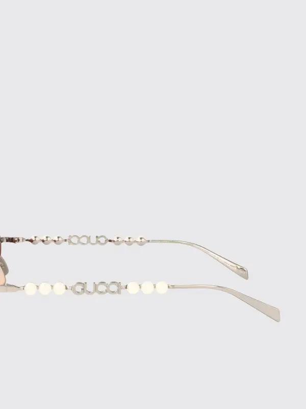 Gucci Oval Sunglasses With Embellished Details