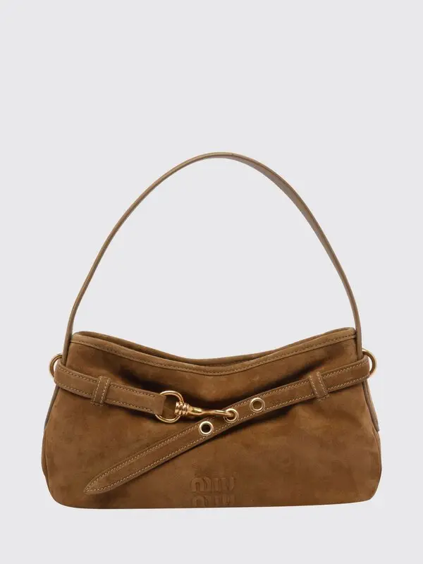 Miu Miu Shoulder Bag Camel - Brown
