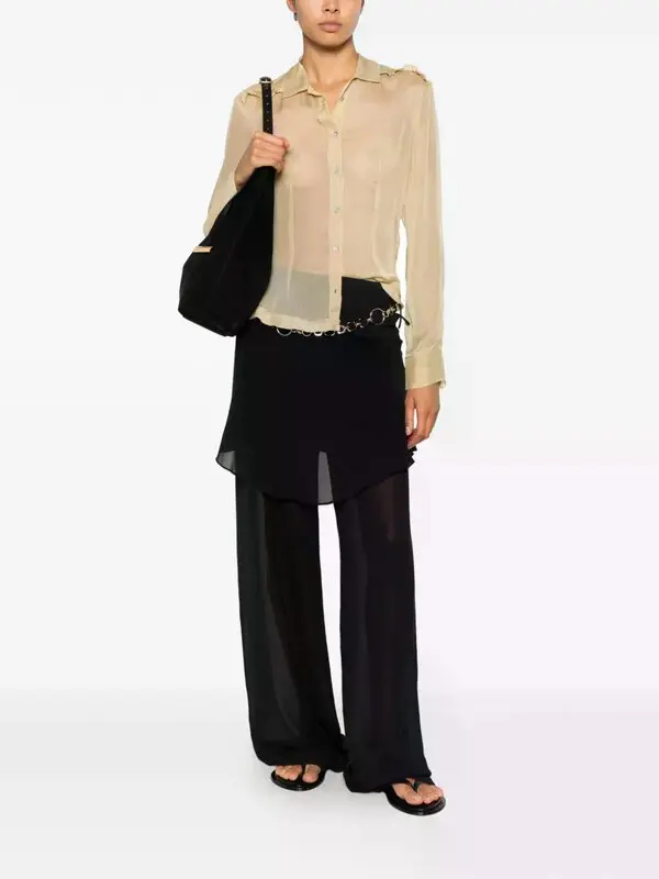 Paloma Wool Eralda Ruffled Sheer Shirt