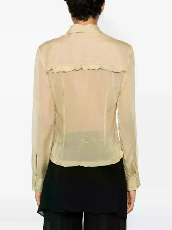 Paloma Wool Eralda Ruffled Sheer Shirt